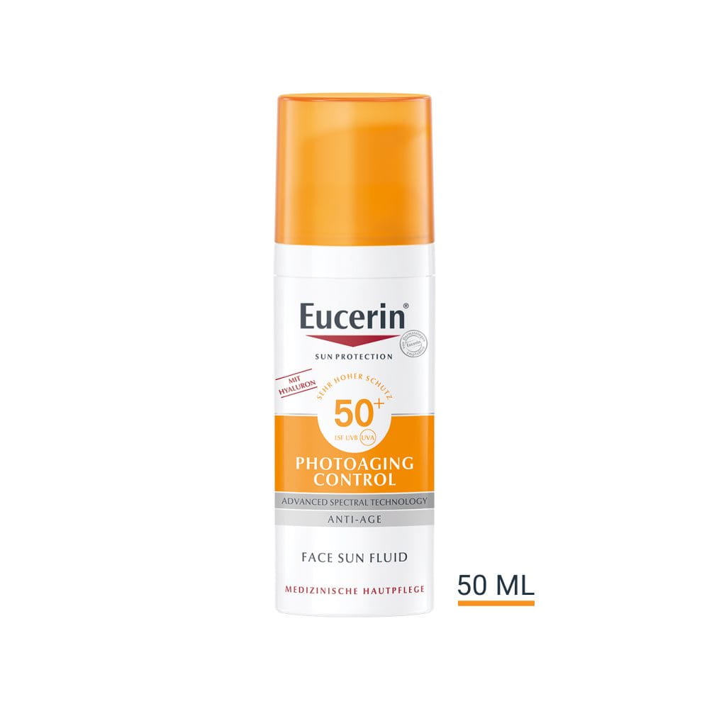 Sun Fluid Photoaging Control SPF 50 | Anti-age sunscreen for face | Eucerin